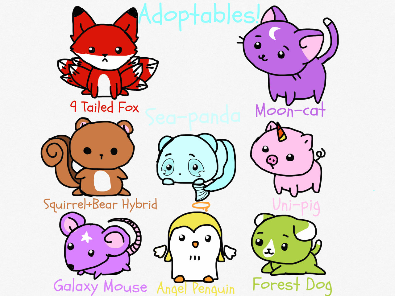 Adopt Auction-Mythical Creatures!(OPEN) by WolfWitch170 on DeviantArt Adopt Auction-Mythical Creatures!(OPEN) by WolfWitch170 on DeviantArt