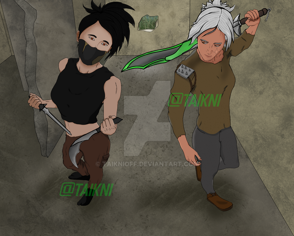 Riven Akali Resistance By Taiknioff On Deviantart