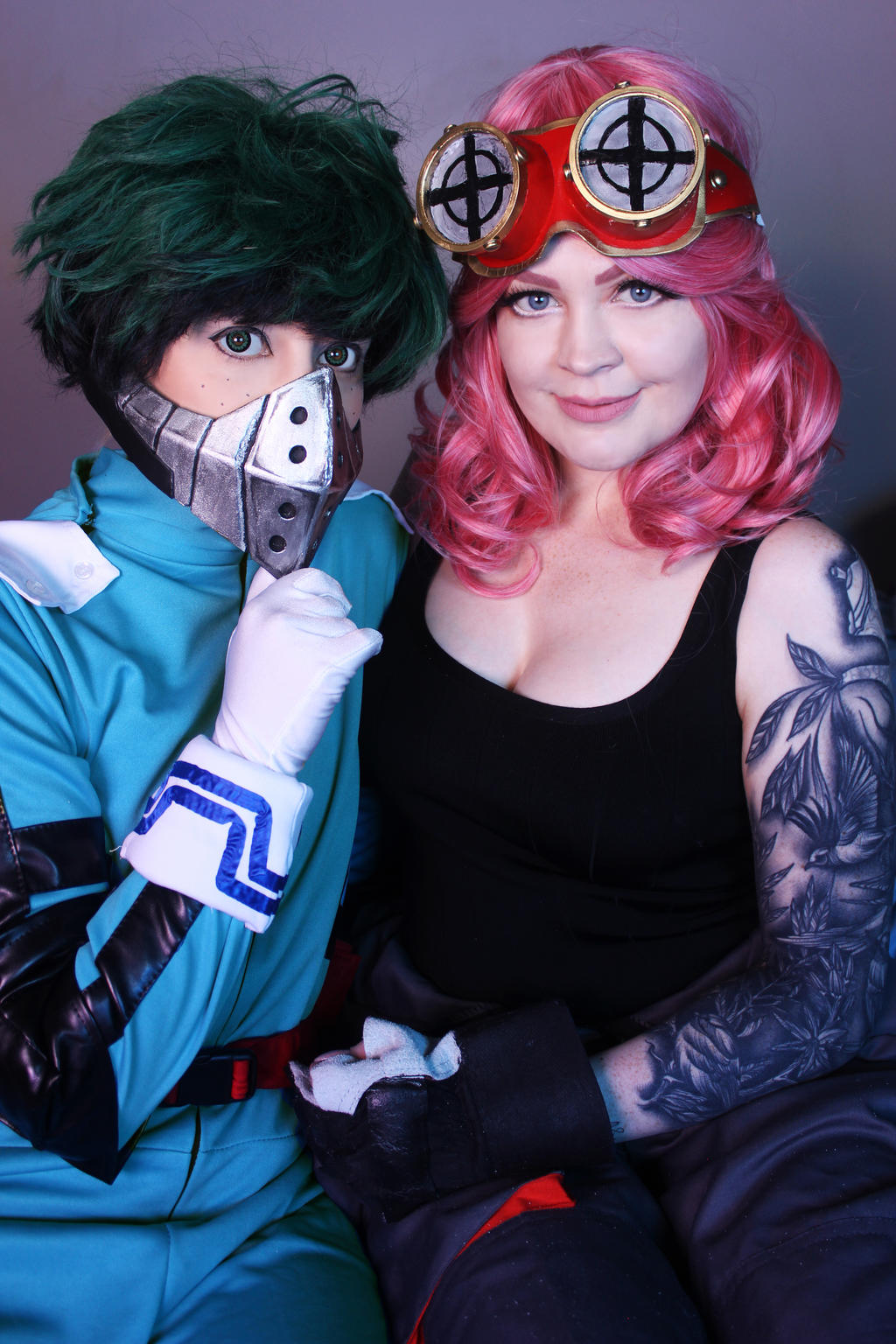 Izuku Midoriya And Hatsume Mei By Allenchaicosplay On Deviantart