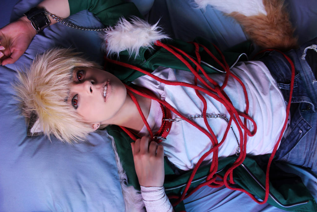 Bakugou Wolf Chilling By Allenchaicosplay On Deviantart