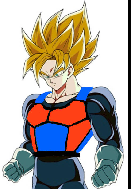 Goku Battle Suit Recolored By Reaper789s17 On Deviantart