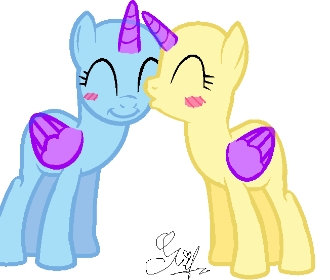 Mlp Base Kiss By Dashkatortik12222222 On Deviantart