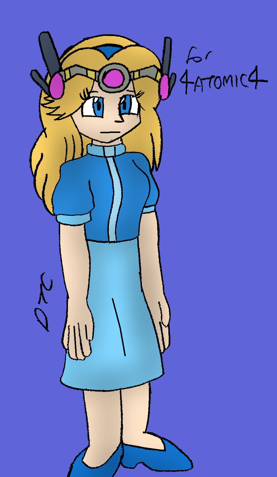 Maria Robotnik Possessed By Dan The Countdowner On Deviantart