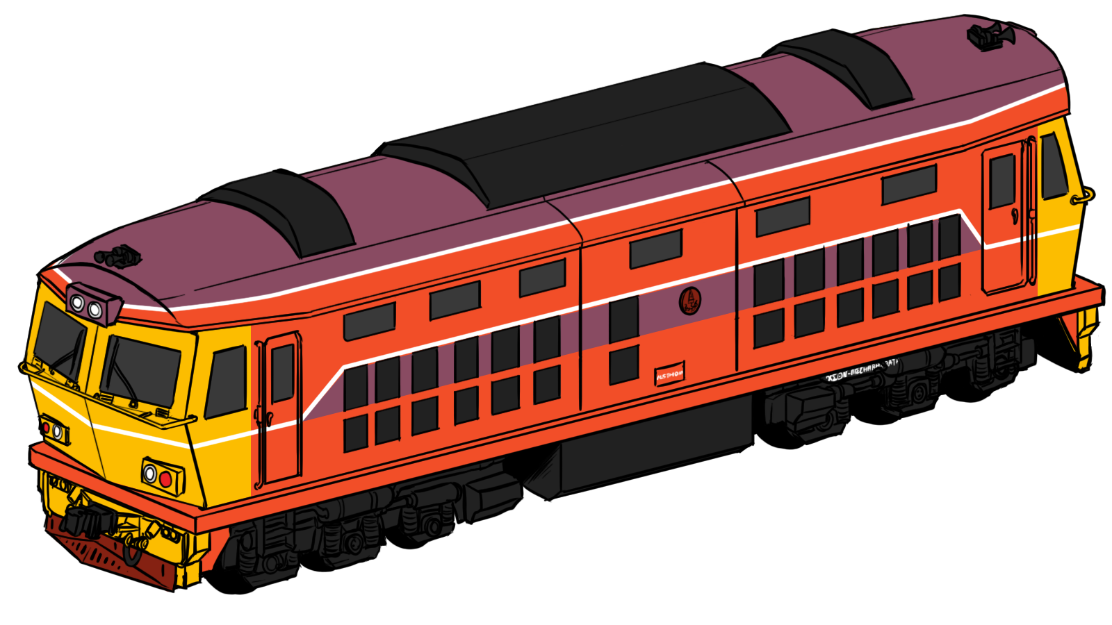 Alsthom Diesel Electric Loco.. by VachalenXEON on DeviantArt