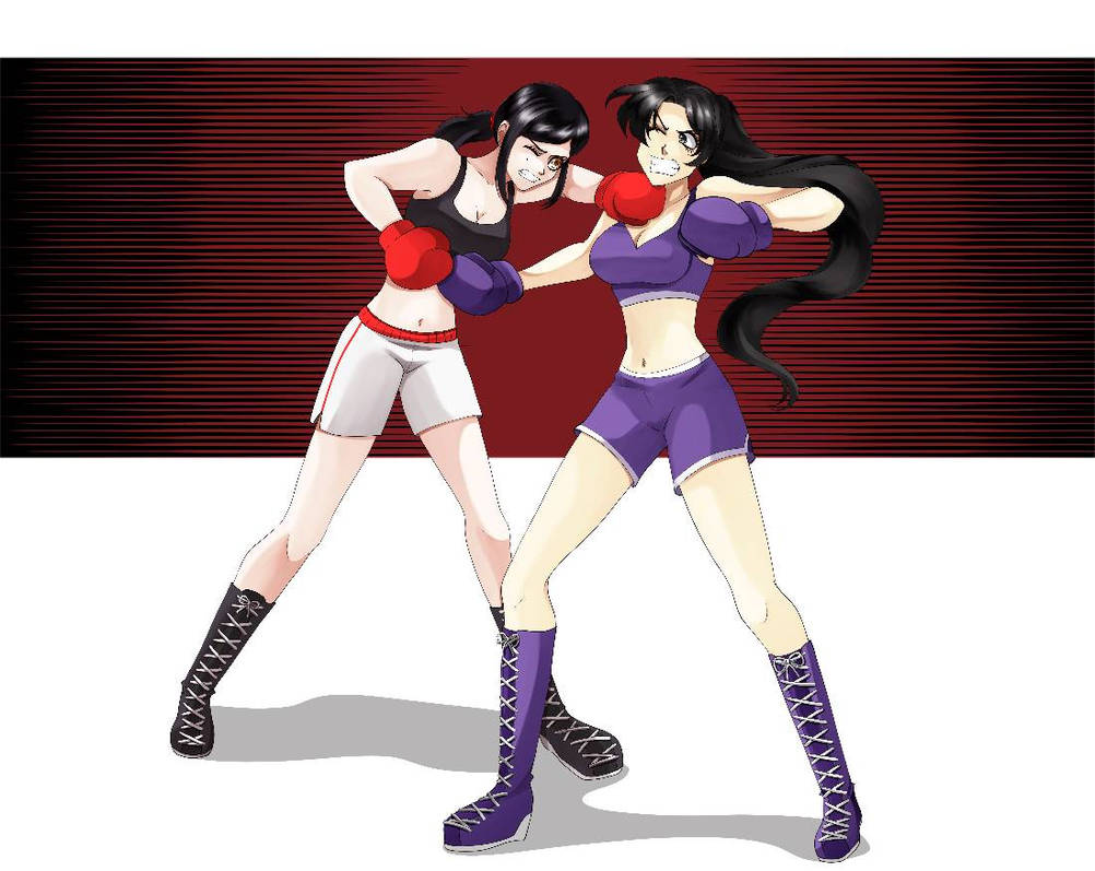 Angela Vs Becca Sparring Match By Spiderlad9000 On Deviantart