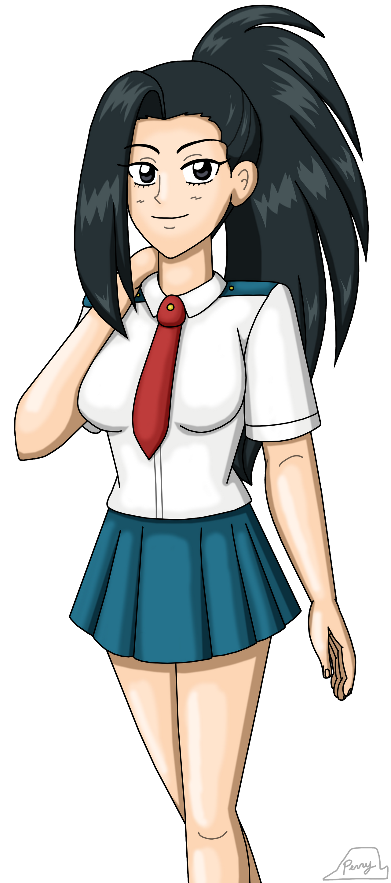 Momo Yaoyorozu By Perrywhite On Deviantart