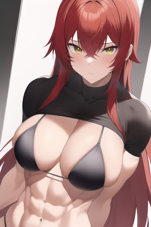 Muscle Red Hair Yellow Eyes S 2357504685 By Mario5001 On Deviantart