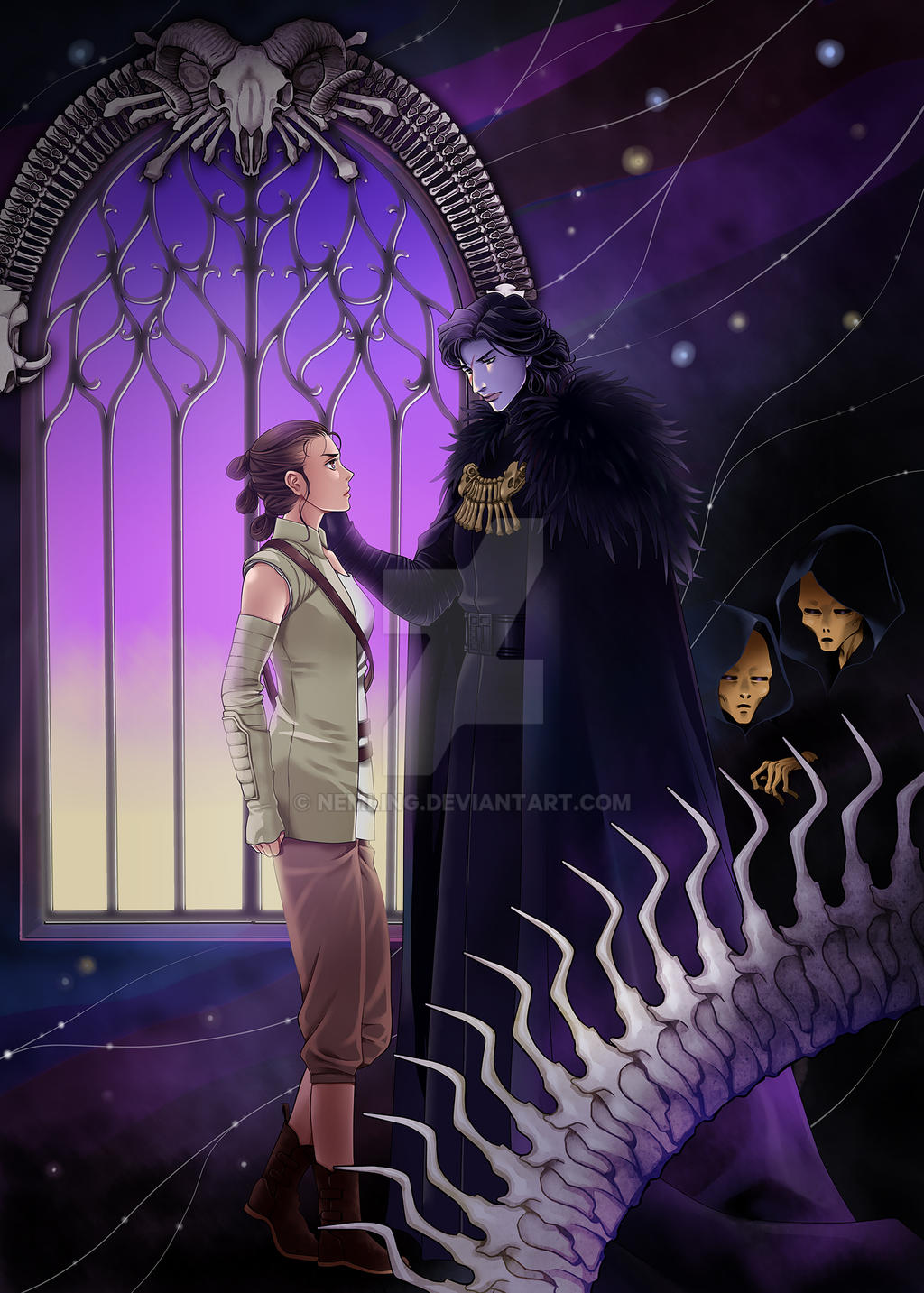 Kylo Ren And Rey By Nemling On Deviantart