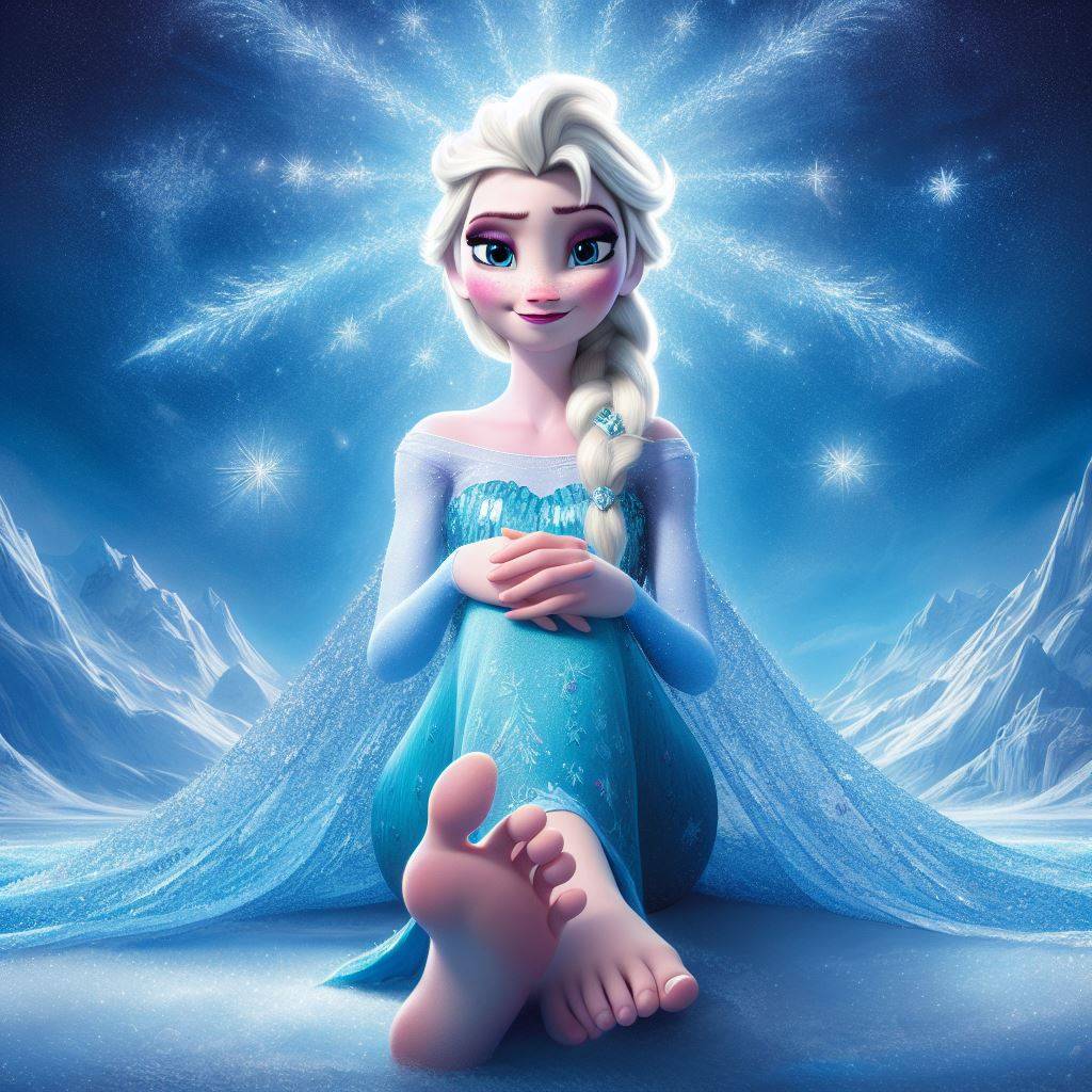 Elsa Exposing Her Feet By Kicksoles On Deviantart