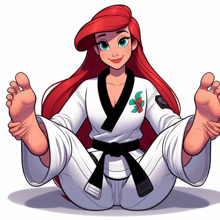 Ariel Taekwondo Girl Showing Feet To Viewer By Kicksoles On Deviantart