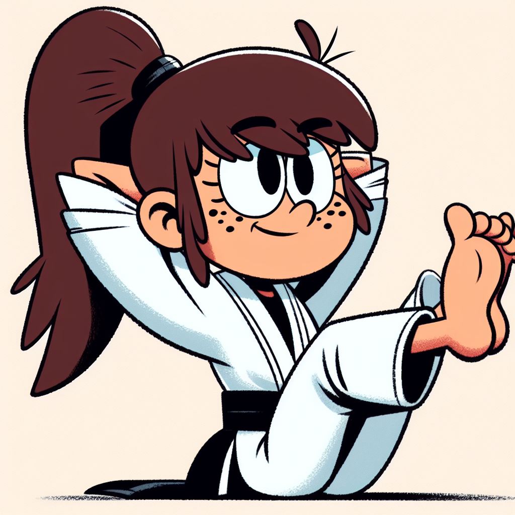 Lynn Loud Relaxed Feet After Karate Training By Kicksoles On Deviantart
