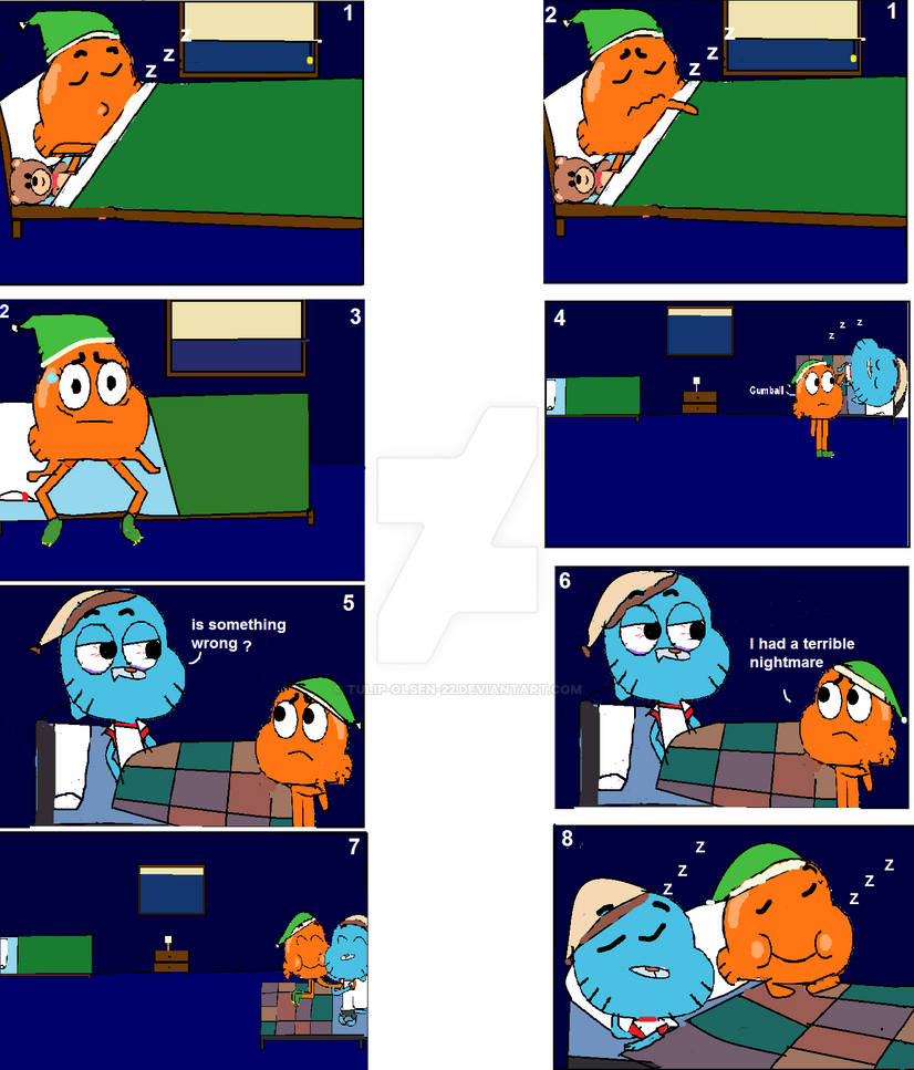Gumball And Darwin Bedtime Comic 2 By Tulip Olsen 22 On Deviantart