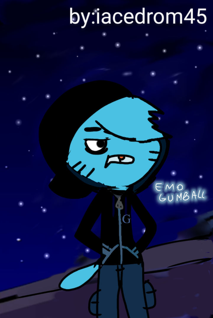 Emo Gumball By Tulip Olsen 22 On Deviantart