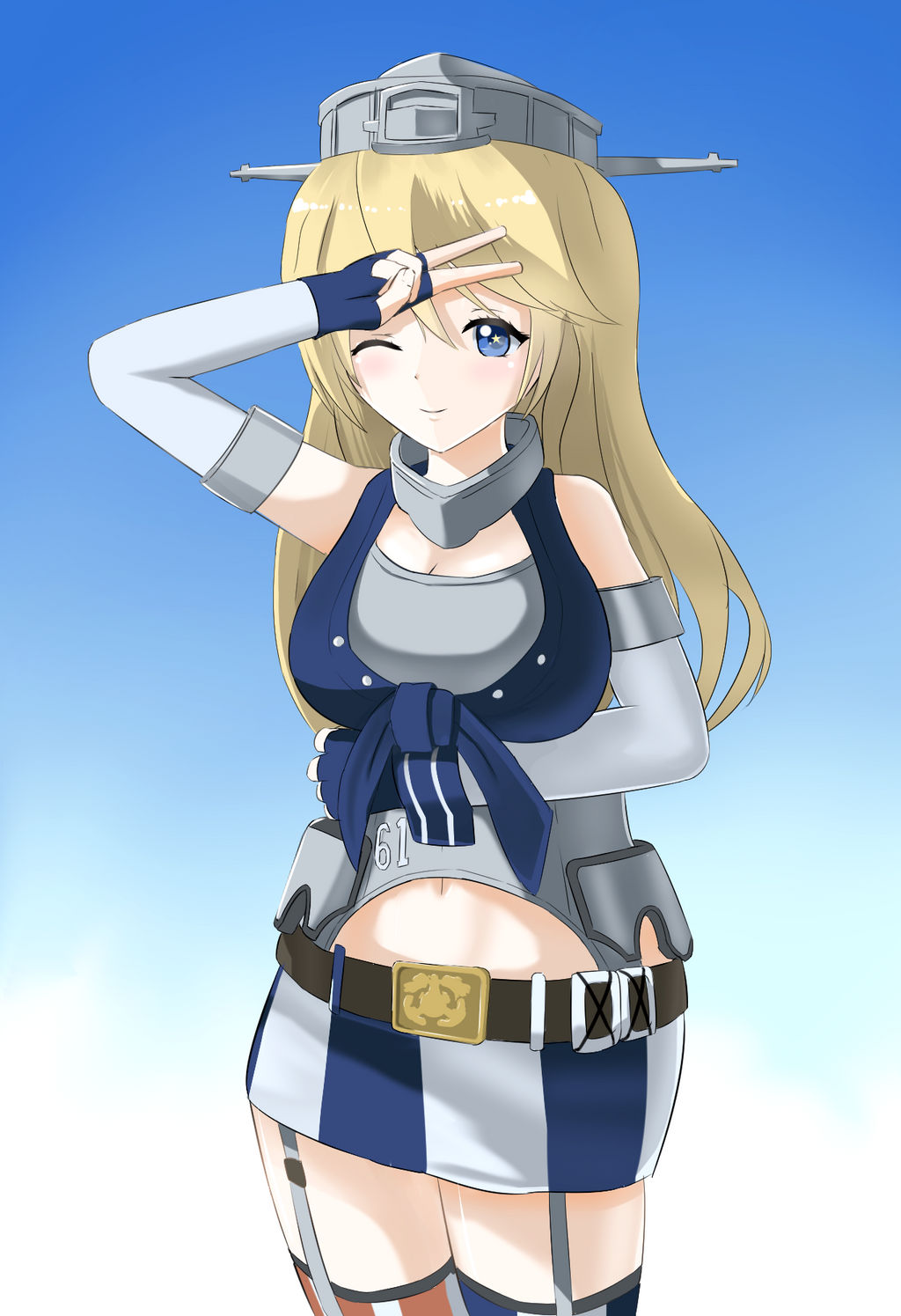 Kantai Collection Iowa By Redundant Cat On Deviantart