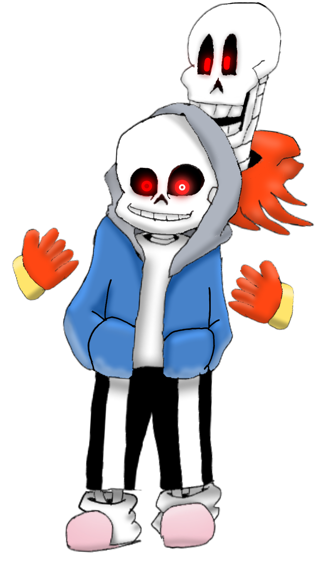 Dusttale Sans And Papyrus By Chichi3002 On Deviantart