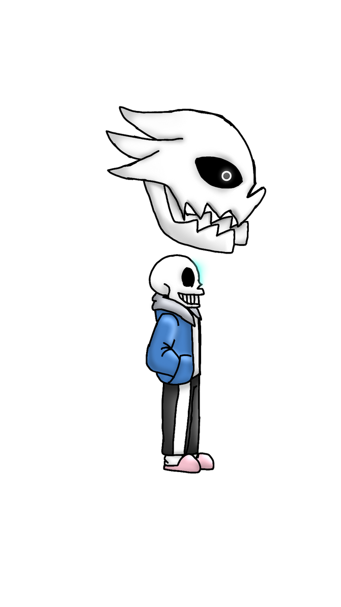 Undertale Sans And Gaster Blaster By Chichi3002 On Deviantart