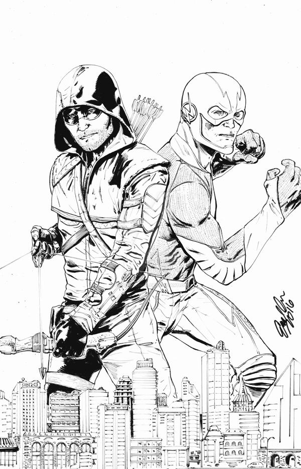 Flash And Arrow Commission By Erollseeinda On Deviantart