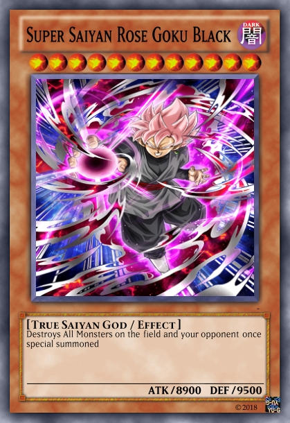 Super Saiyan Rose Goku Black Card By Omnisupersaiyan3 On Deviantart
