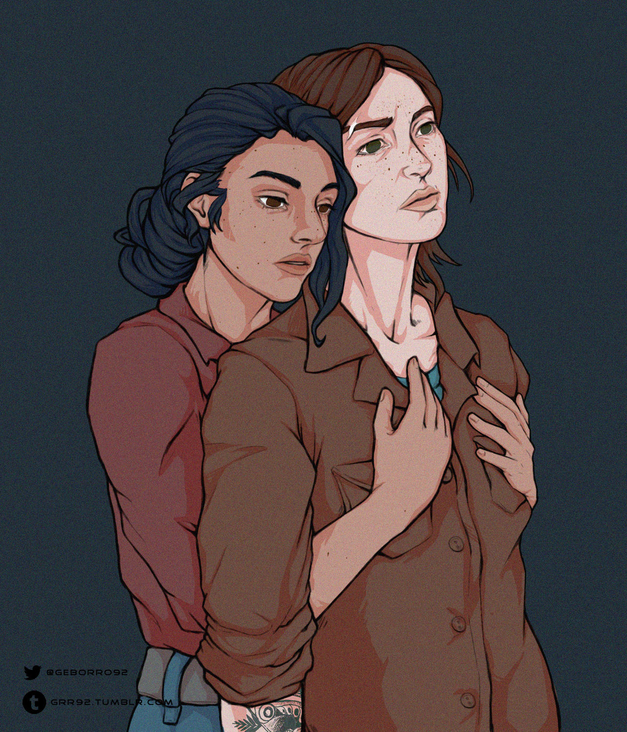 Ellie X Dina By Grr92 On Deviantart