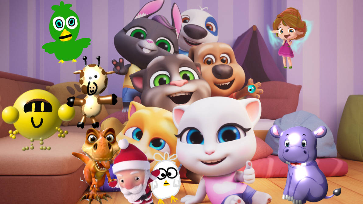 Talking tom friends and the oldest characters by heyleyu on DeviantArt Talking tom friends and the oldest characters by heyleyu on DeviantArt