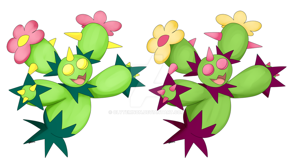 Pkmn Maractus By Clytemnon On Deviantart