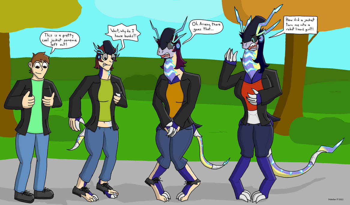 Anthro Miraidon Tftg By Pokefan Tf On Deviantart
