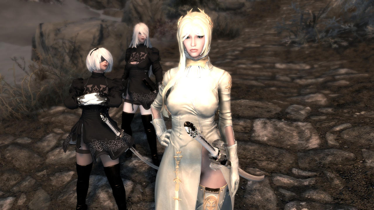 Yorha Commander Skyrimse By Yakuangel0621 On Deviantart