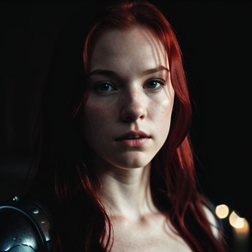 Red Haired Warrior By Alfirinedhel On Deviantart