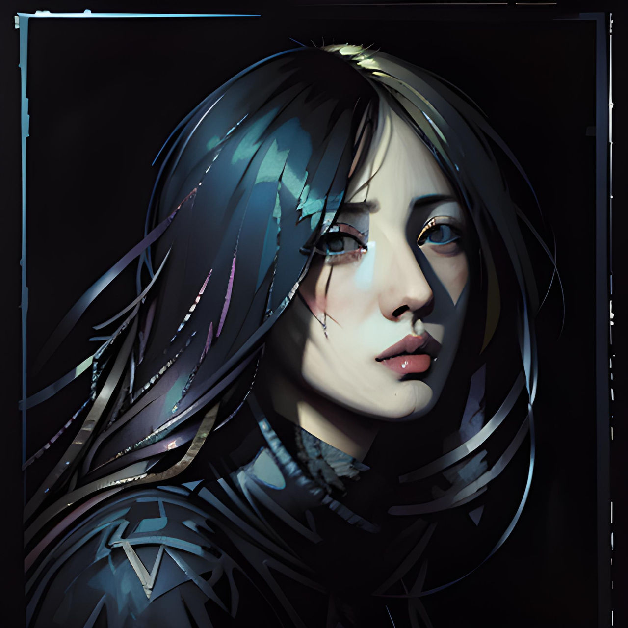 Sad Portrait By Alfirinedhel On Deviantart