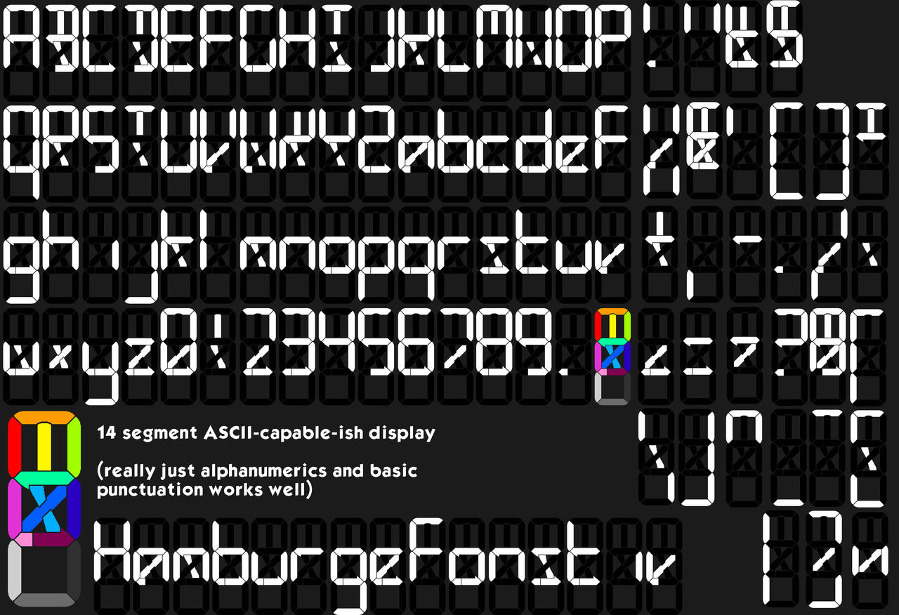 14 Segment Display By Vectorv9260 On Deviantart