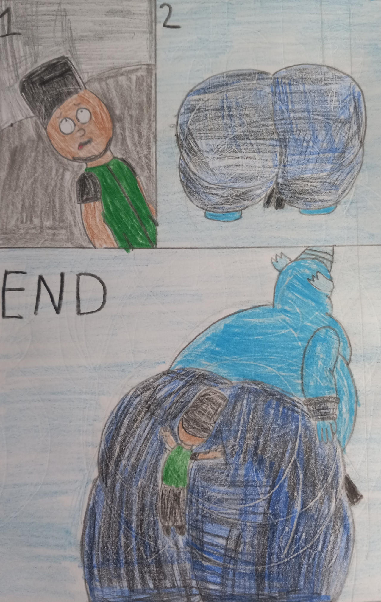 Big Fat Giant Gusto Sat On Xavier By Xavier832 On Deviantart
