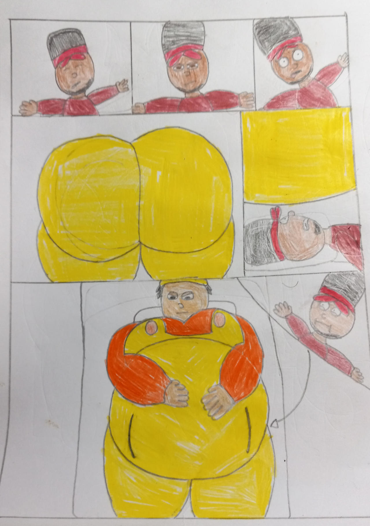 Fat Tobias Sat On Xavier By Xavier832 On Deviantart