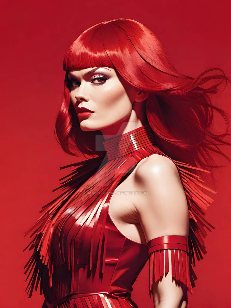 Jessie J Red By Dannyfofanny On Deviantart