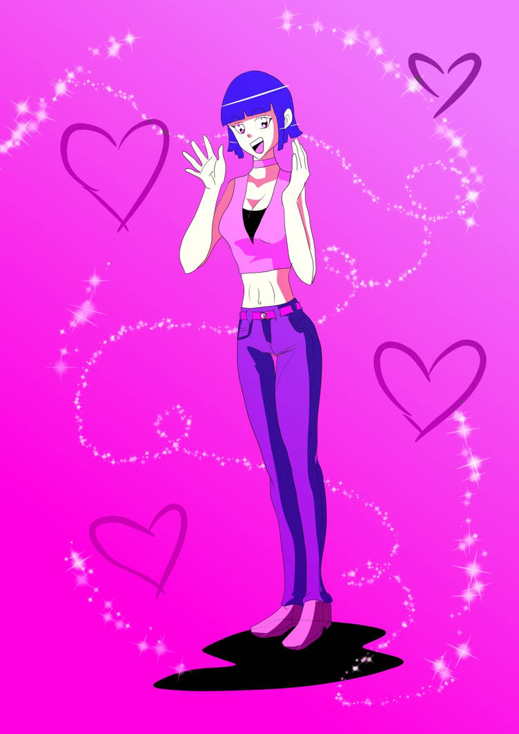 Happy Anime Girl By Dizzyspot On Deviantart