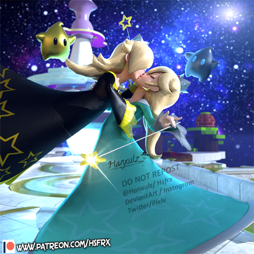A Cosmic Kiss Rosalina X Rosalina By Hsfrx On Deviantart