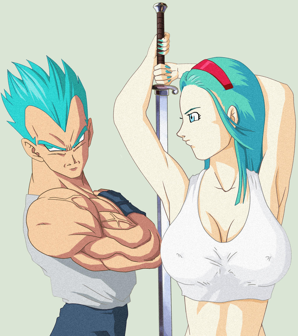 Bulla Adult And Vegeta Blue After Gt By Novasayajingoku On Deviantart