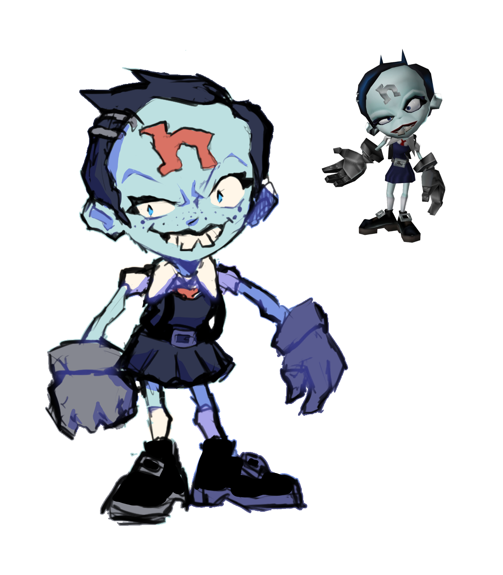 Nina Cortex Sketch by Absolute-Bushwa1 on DeviantArt Nina Cortex Sketch by Absolute-Bushwa1 on DeviantArt