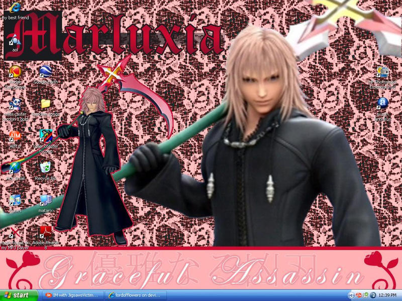Marluxia screen shot by lordofflowers on DeviantArt
