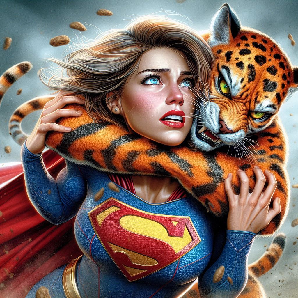 Supergirl Vs Cheetah By Superherofantasymag On Deviantart