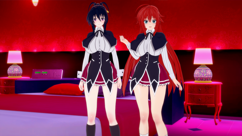 Highschool Dxd Rias And Akeno 1 By Kain2k2 On Deviantart