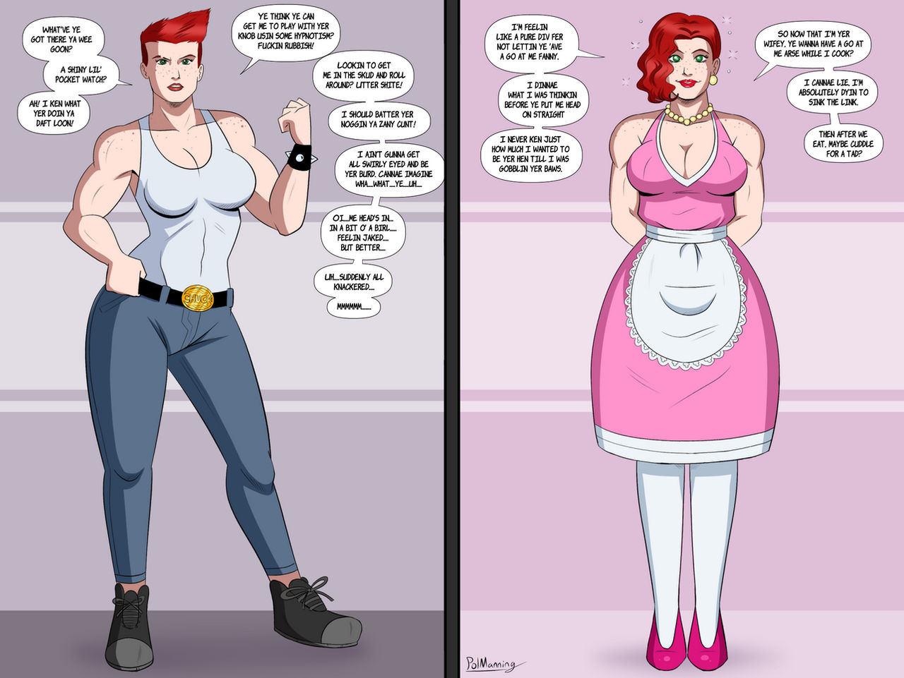 Chuck Becomes A Housewife By Overnatural On Deviantart