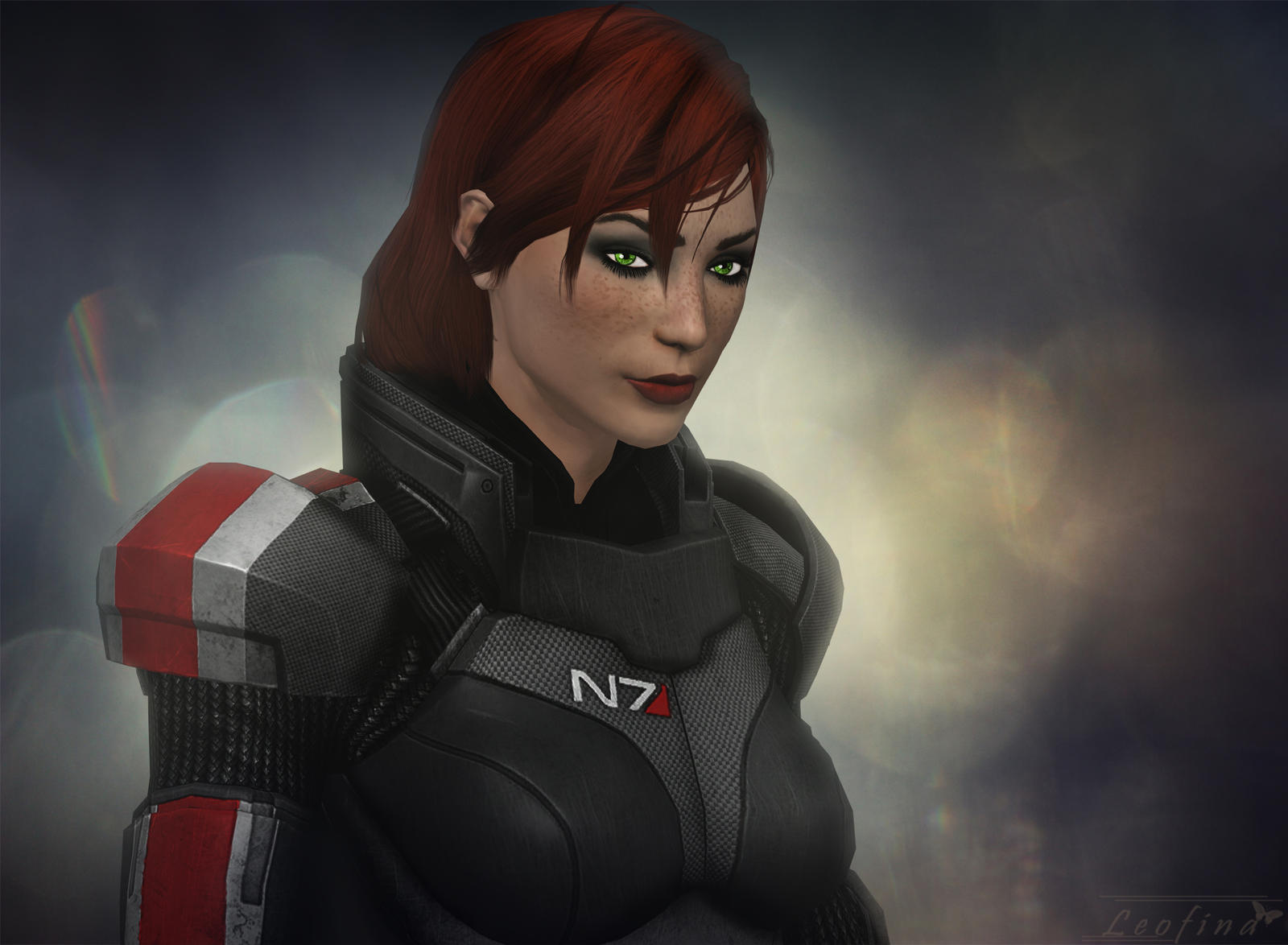 Commander Shepard By Leo Fina On Deviantart