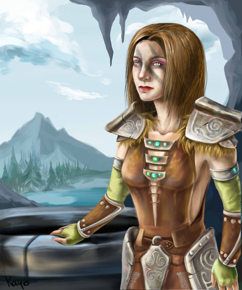 Aela The Huntress By Freaky Kayo On Deviantart