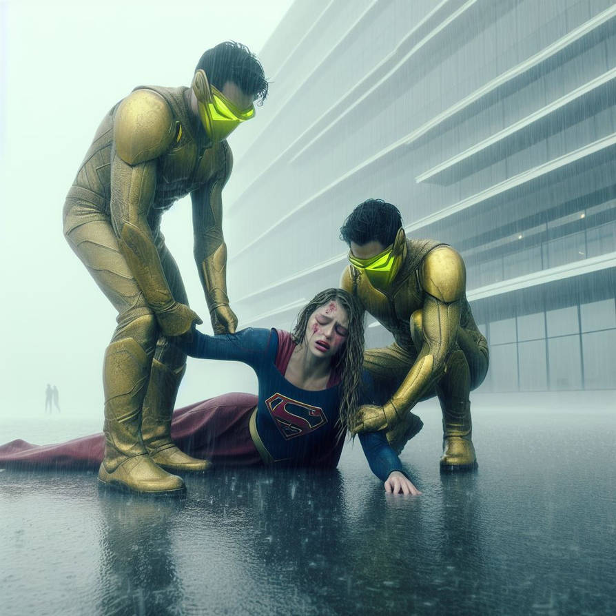 Supergirl Defeated By Surve1shubham On Deviantart