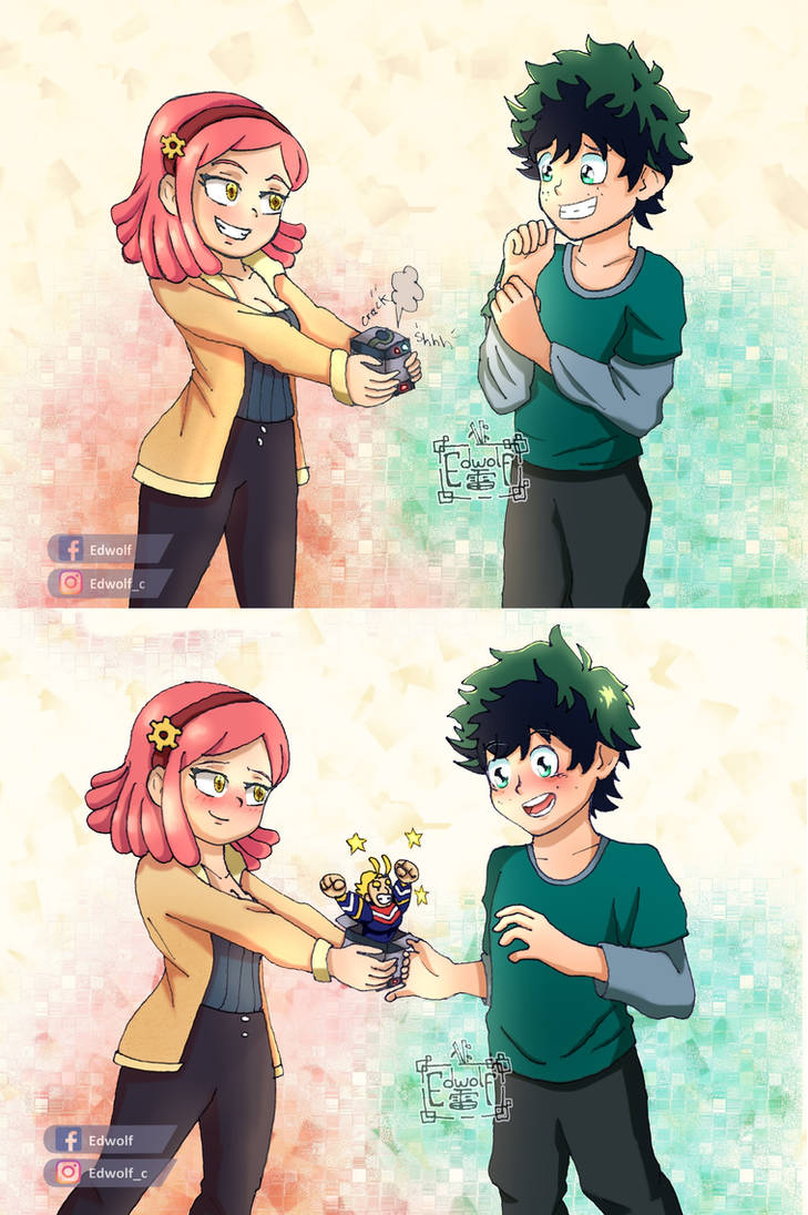 Deku X Hatsume Mei By Sleepyedwolf On Deviantart