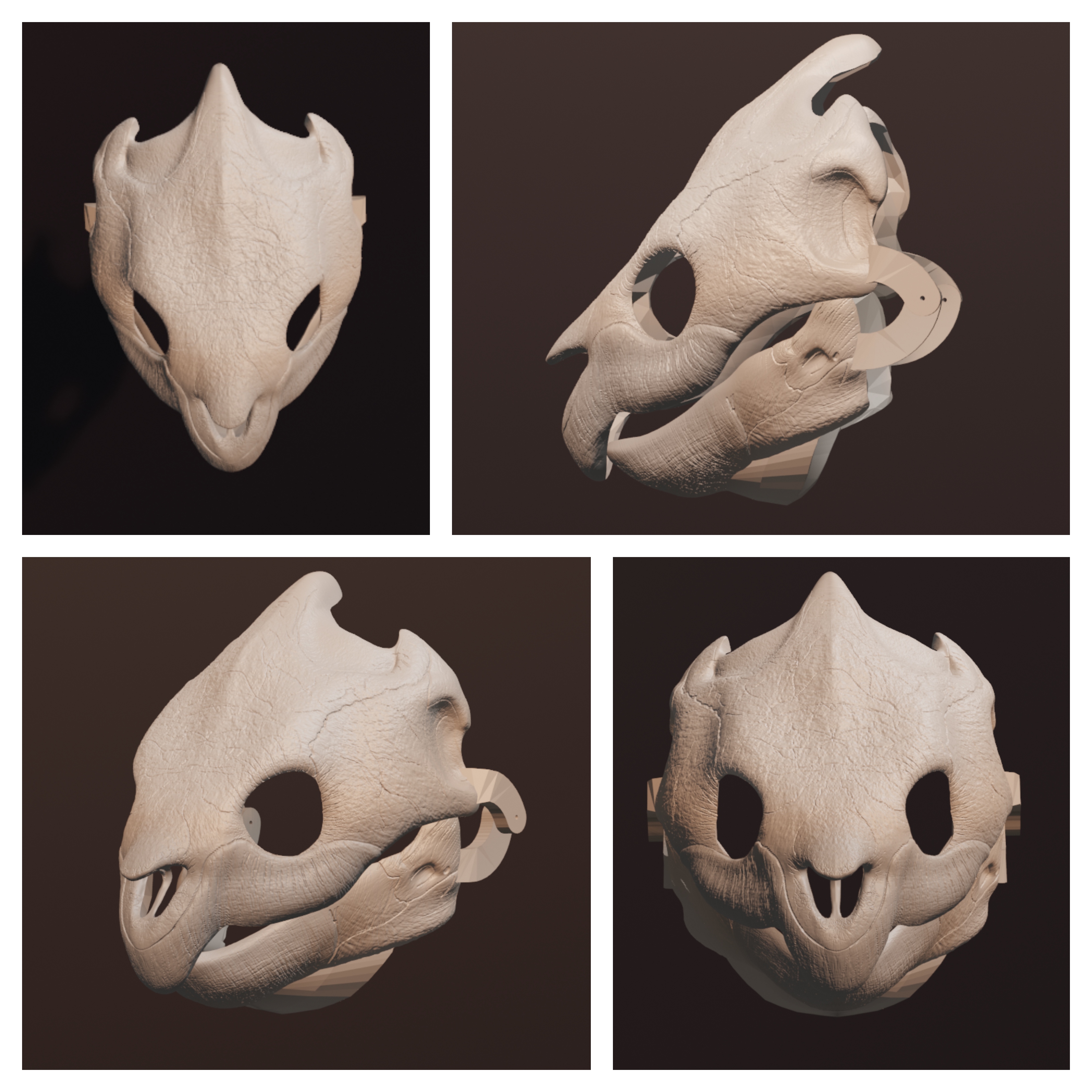 Alligator Snapping Turtle Skull Mask Renders By Dragonartist15 On