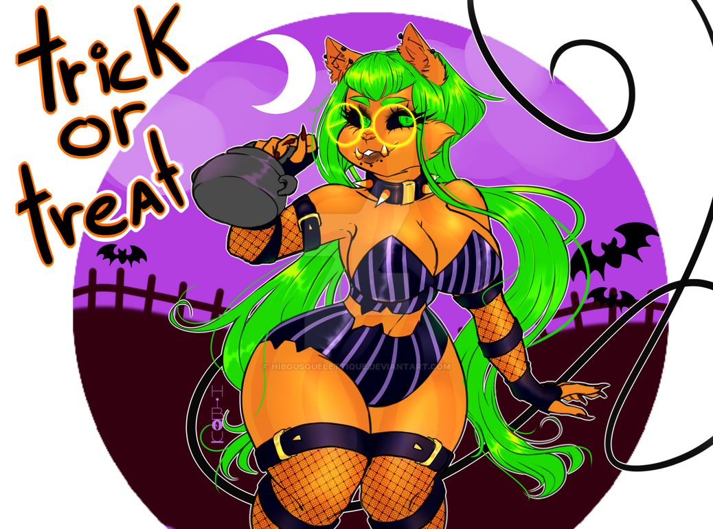 Trick Or Treat By Hibousquelettique On Deviantart