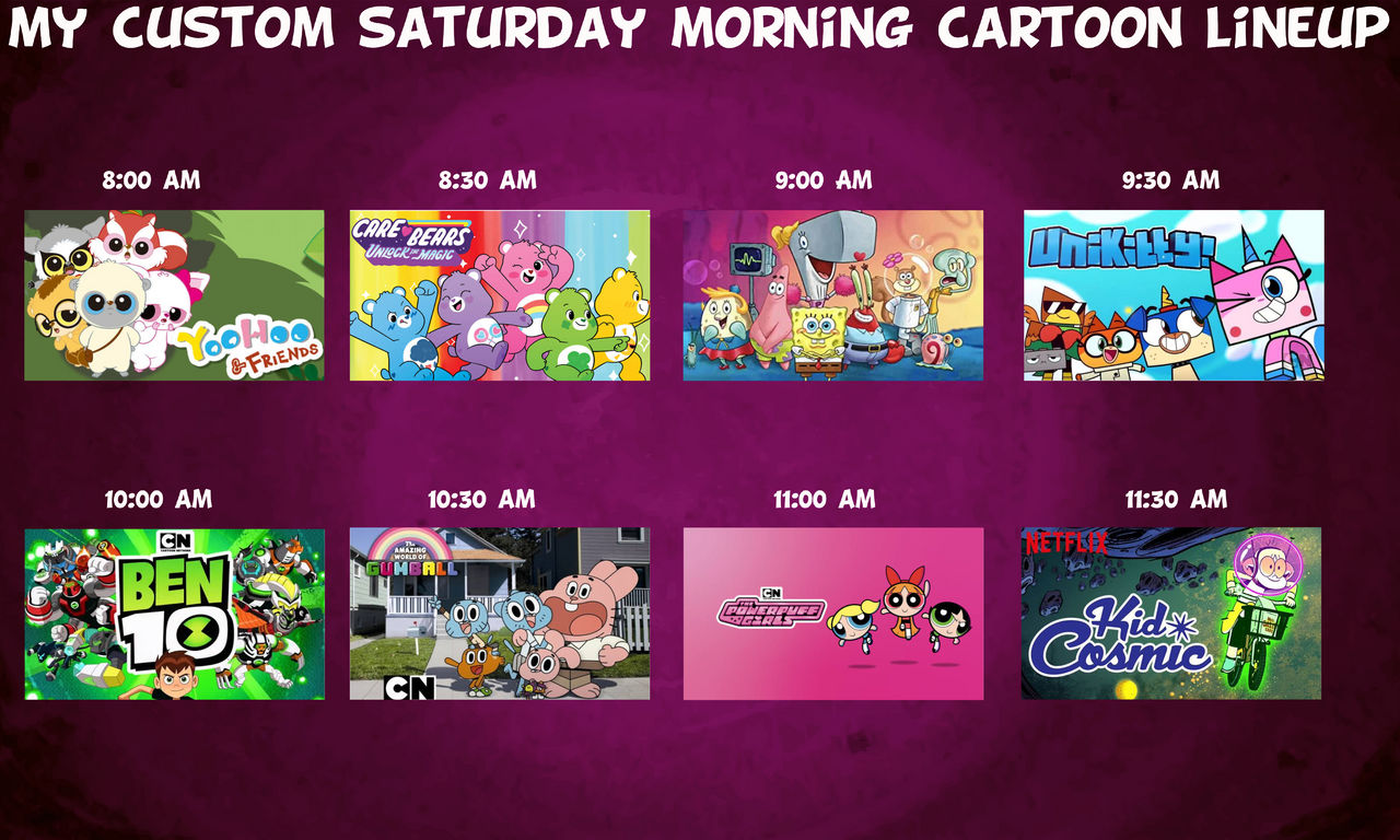 Custom Saturday Morning Cartoon Lineup By Princess Danna On Deviantart