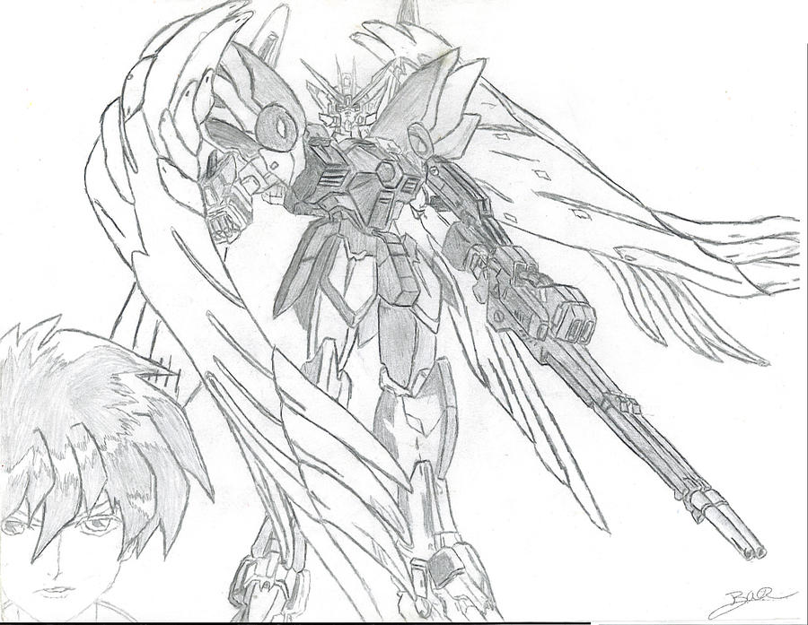 Heero and Zero by MusashiMiyamoto1 on DeviantArt