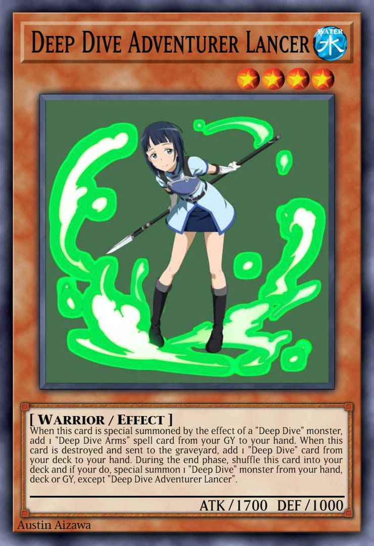 Dive Deep Adventurer Lancer by AustinAizawa on DeviantArt Dive Deep Adventurer Lancer by AustinAizawa on DeviantArt